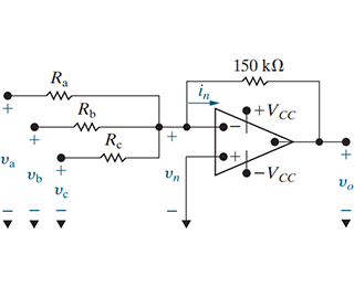 Solved Consider the inverting-summing amplifier in (Figure | Chegg.com