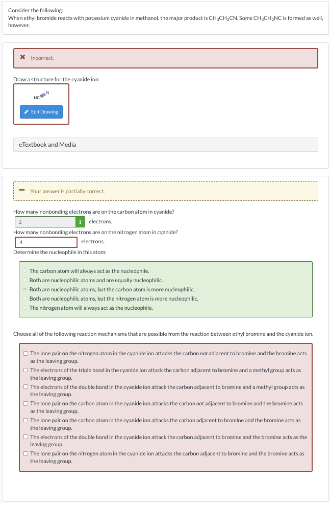 Solved Consider the following: When ethyl bromide reacts | Chegg.com