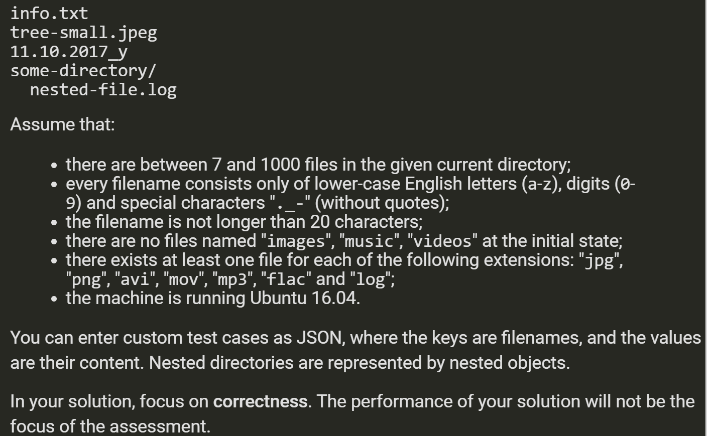 Solved Write a Bash script that organizes a given directory. | Chegg.com