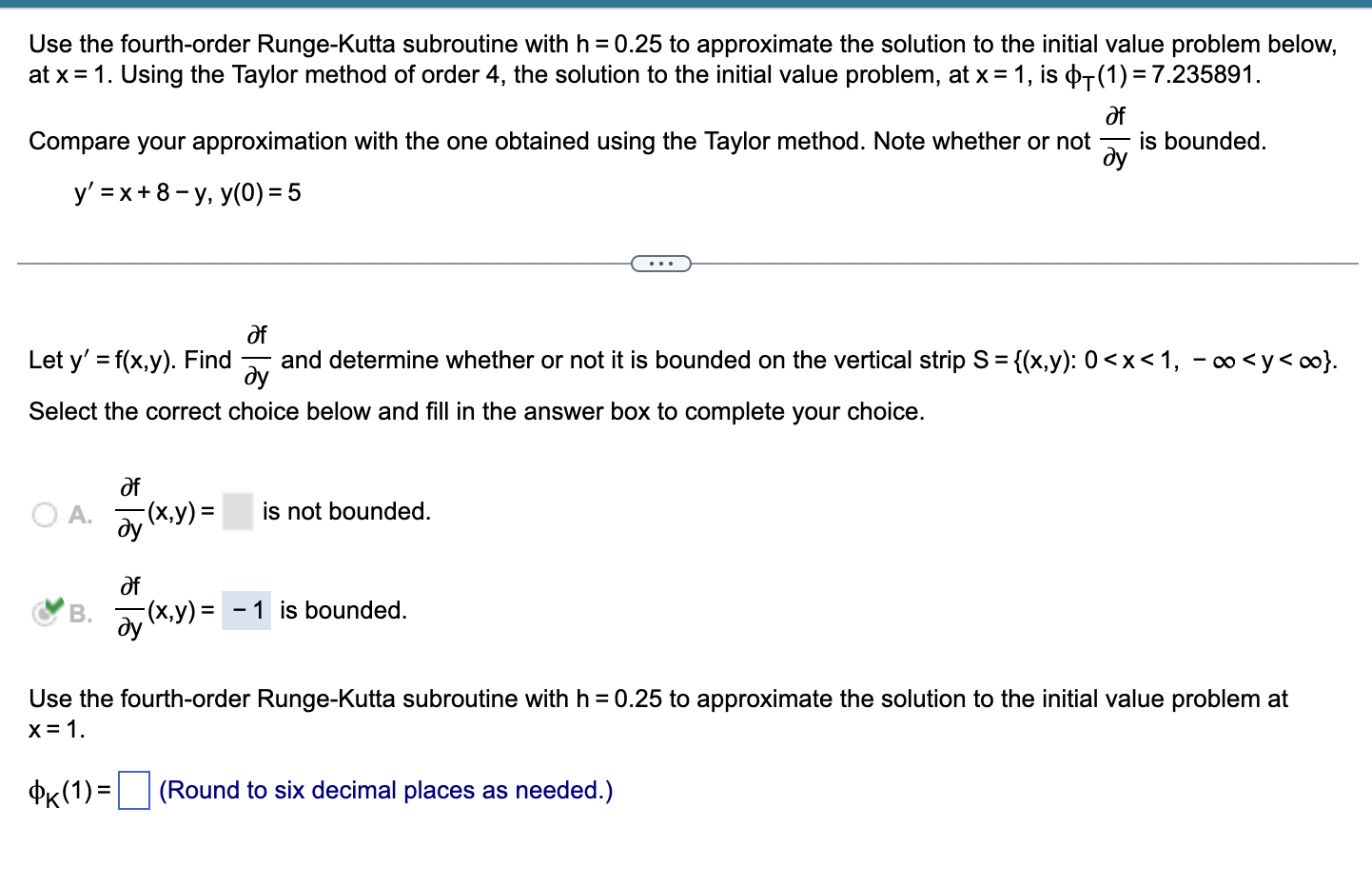Solved Use the fourth-order Runge-Kutta subroutine with | Chegg.com