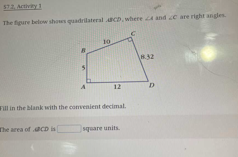 Solved S7.2, ﻿Activity 1The figure below shows quadrilateral | Chegg.com