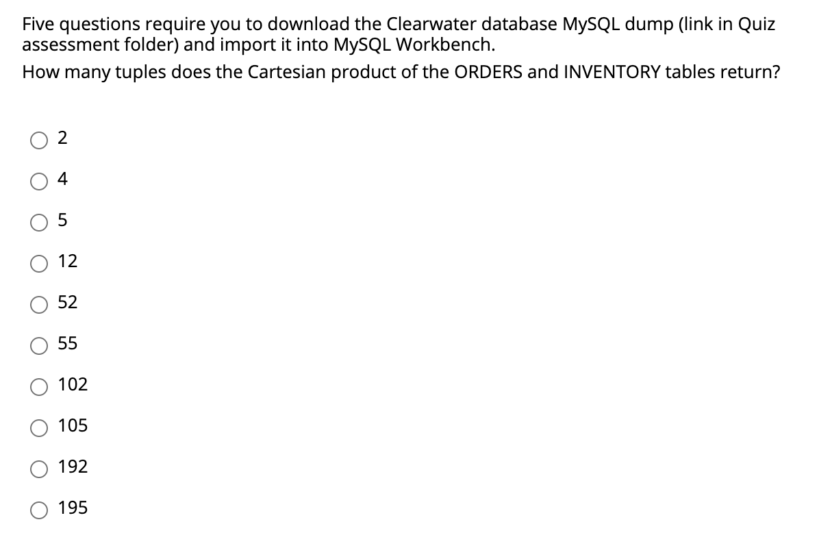 Solved Five questions require you to download the Clearwater | Chegg.com