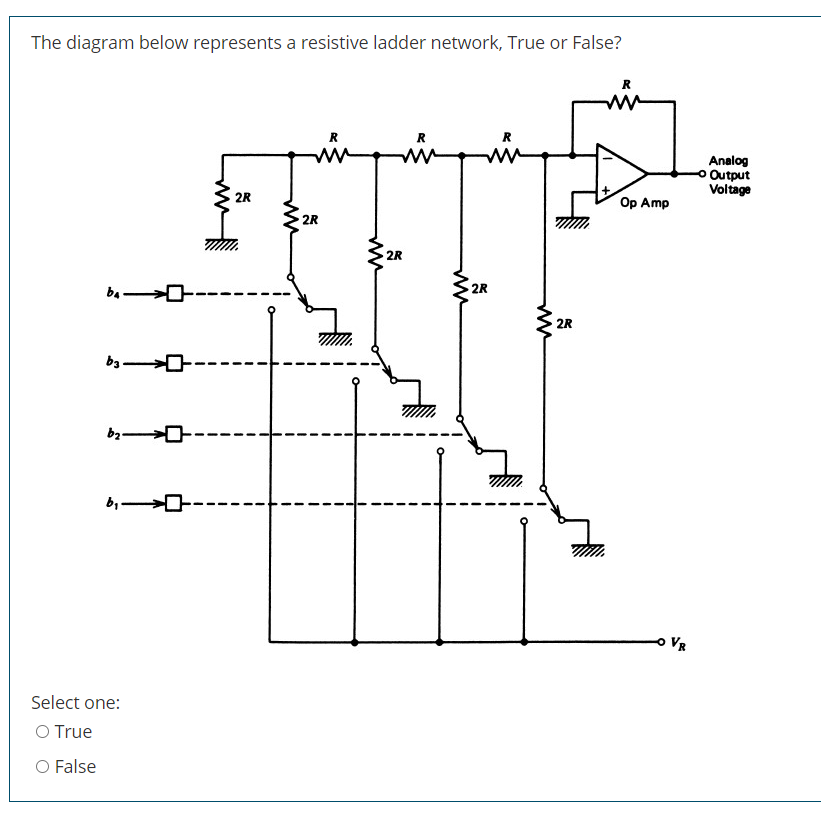 Solved The diagram below represents a resistive ladder | Chegg.com