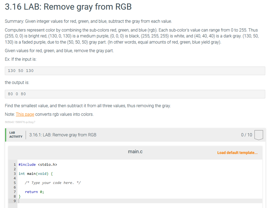 Solved This is using C Language. Any help would be greatly | Chegg.com
