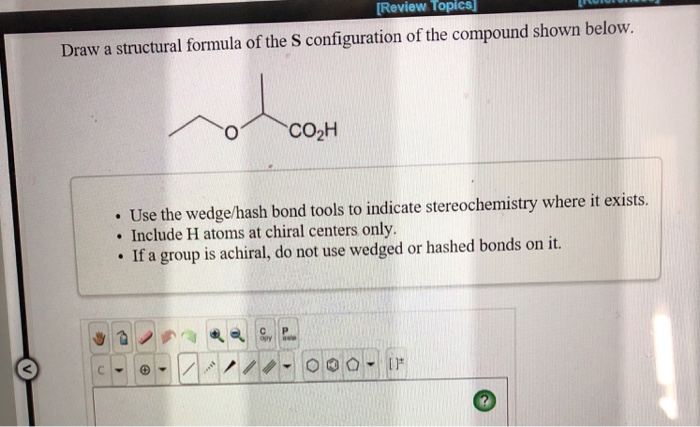 Solved Review Topics] References] Draw a structural formula | Chegg.com
