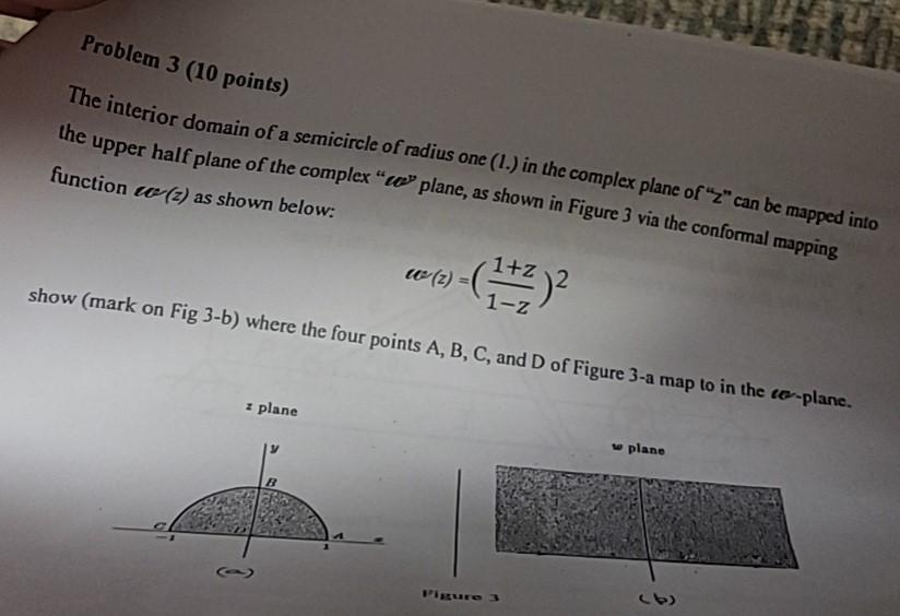 Solved Problem 3 (10 points) The interior domain of a | Chegg.com