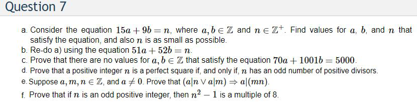 Solved This is a discrete math question. Please include | Chegg.com
