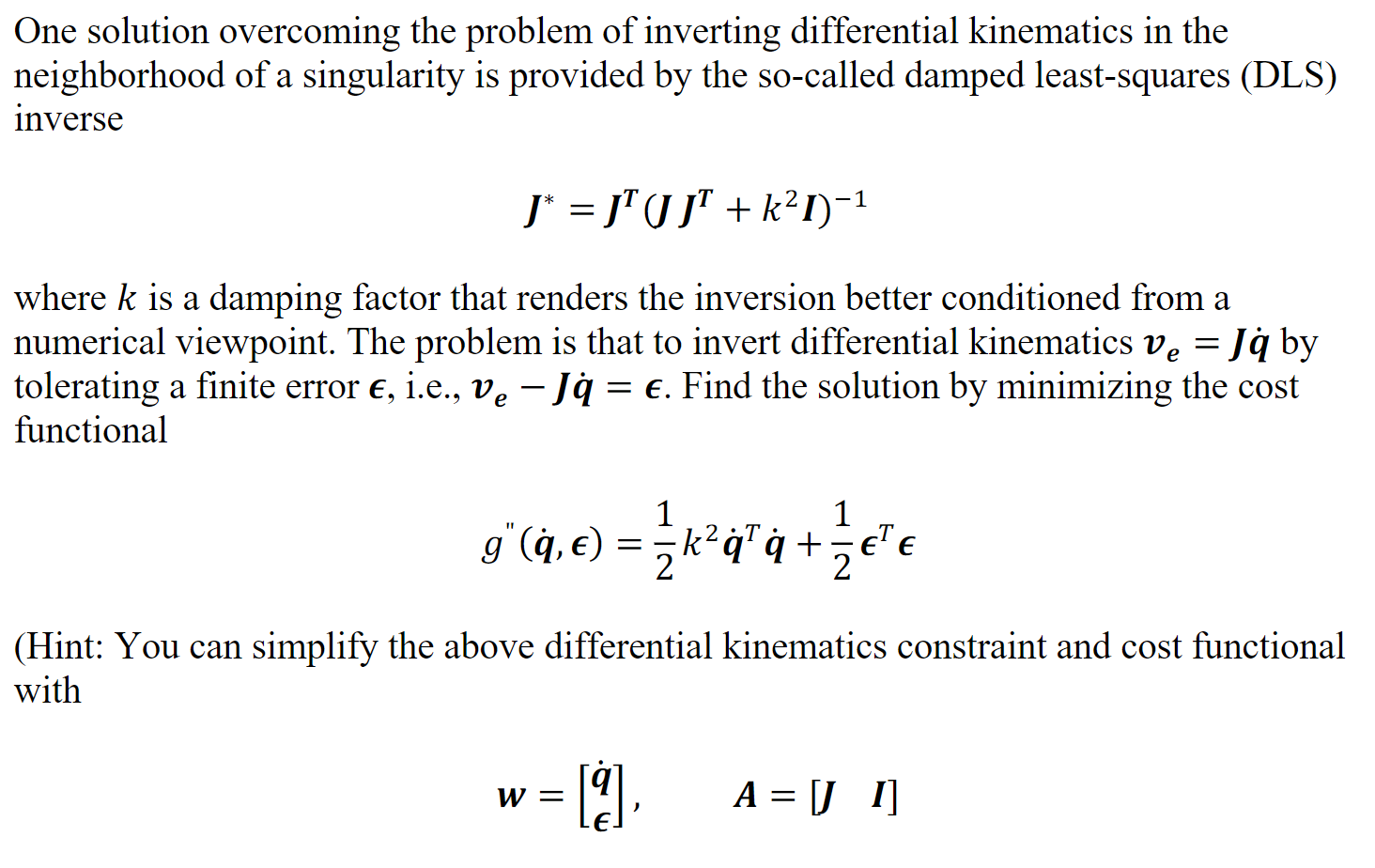 One solution overcoming the problem of inverting | Chegg.com