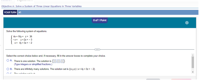 Solved Solve the following system of equations. | Chegg.com