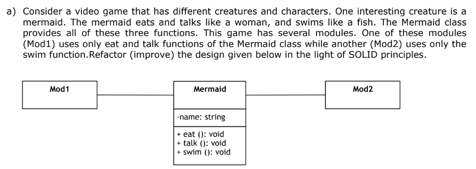 Solved a) ﻿Consider a video game that has different | Chegg.com