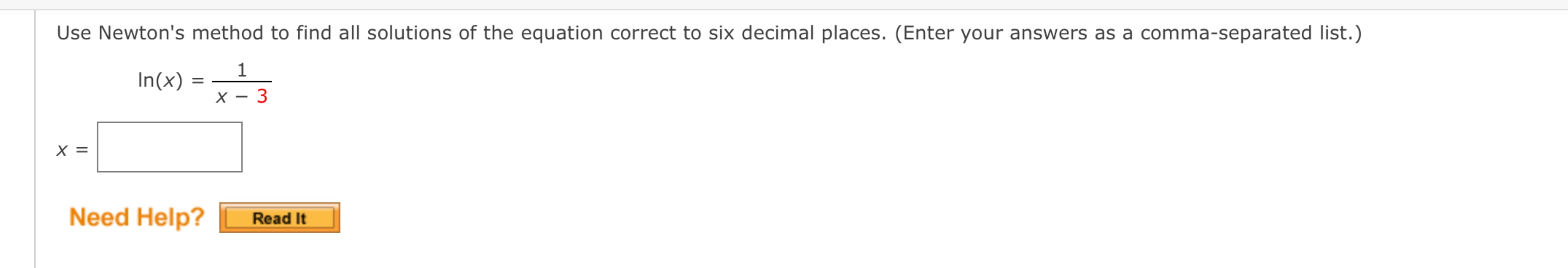 Solved Use Newton's method to find all solutions of the | Chegg.com