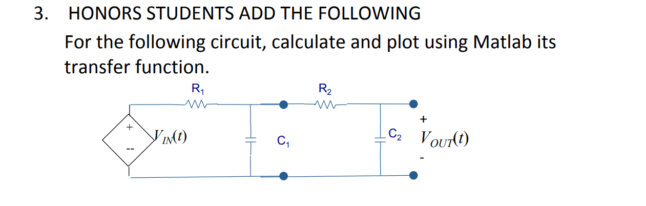 Solved 1. Find the transfer function of this circuit as | Chegg.com