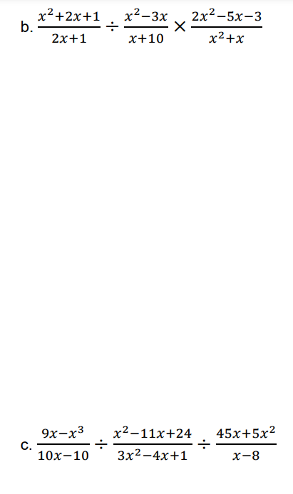 Solved Simplify the following expressions and state any | Chegg.com