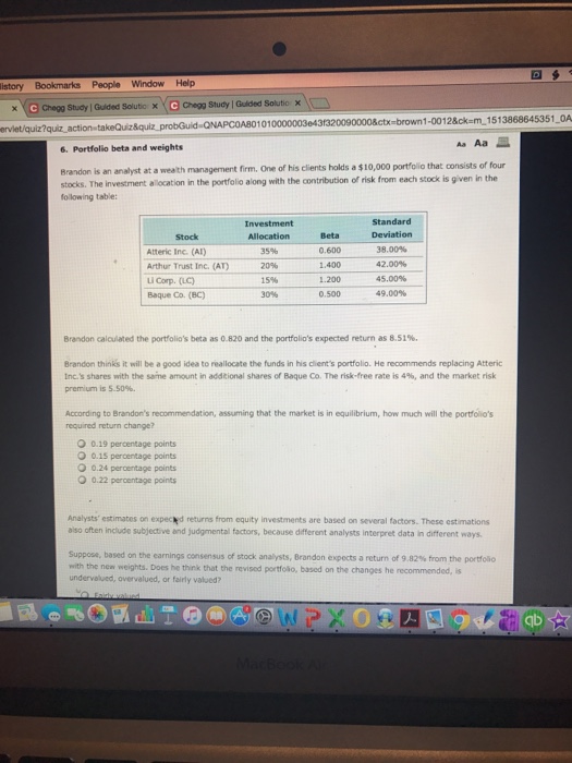 Solved istory Bookmarks People Window Help e chegg Study l | Chegg.com Solved istory Bookmarks People Window Help e chegg Study l | Chegg.com