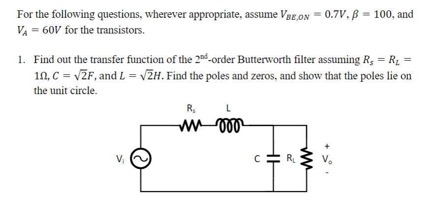 Solved For the following questions, wherever appropriate, | Chegg.com