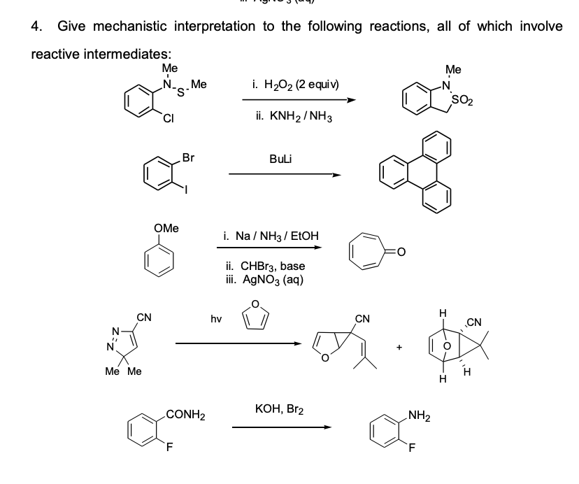 Solved 4. Give mechanistic interpretation to the following | Chegg.com