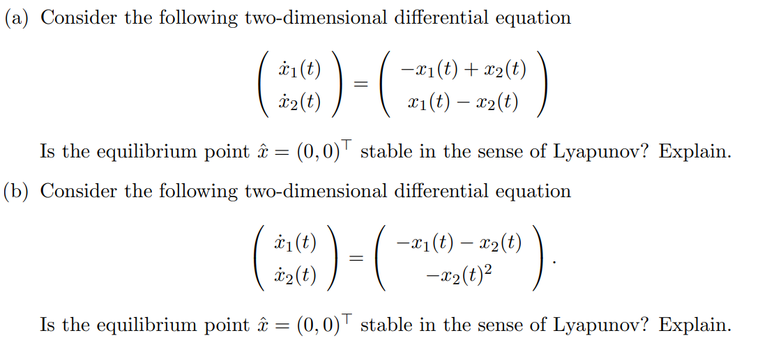 Solved (a) Consider the following two-dimensional | Chegg.com
