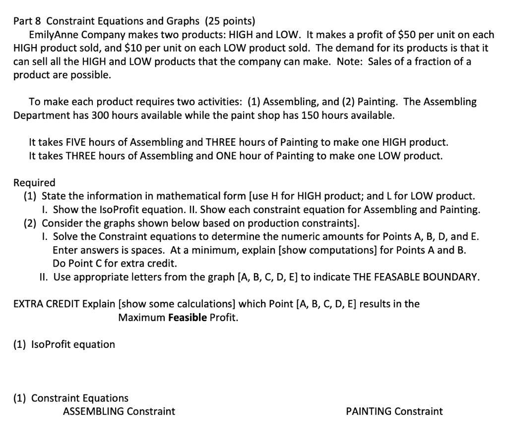 Solved Part 8 Constraint Equations and Graphs (25 points) | Chegg.com