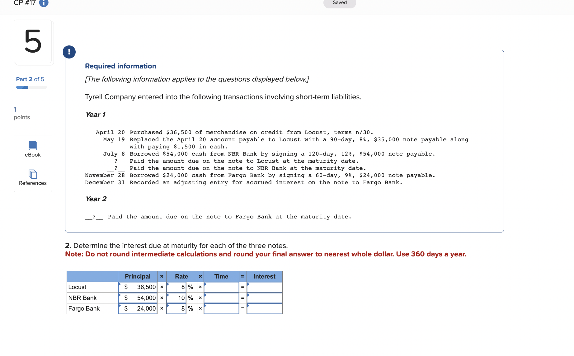 Solved [The following information applies to the questions | Chegg.com