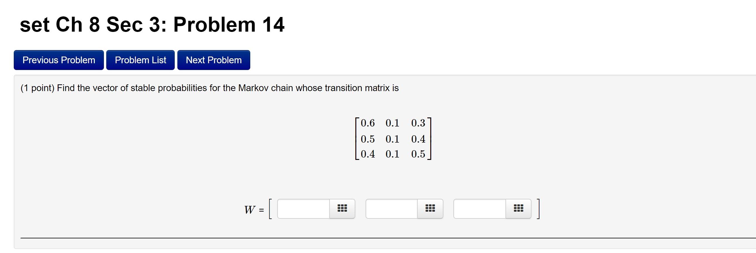 Solved set Ch 8 Sec 3: Problem 14 Previous Problem Problem | Chegg.com