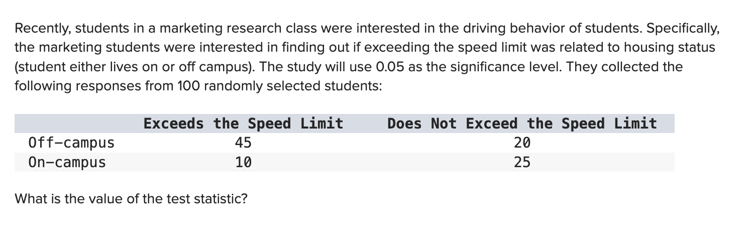 Solved Recently, students in a marketing research class were | Chegg.com