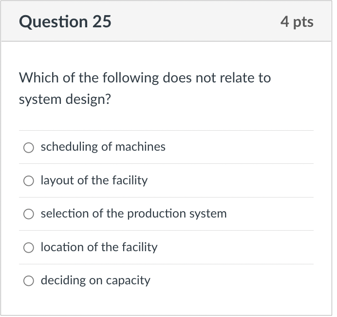 Solved Which of the following does not relate to system | Chegg.com