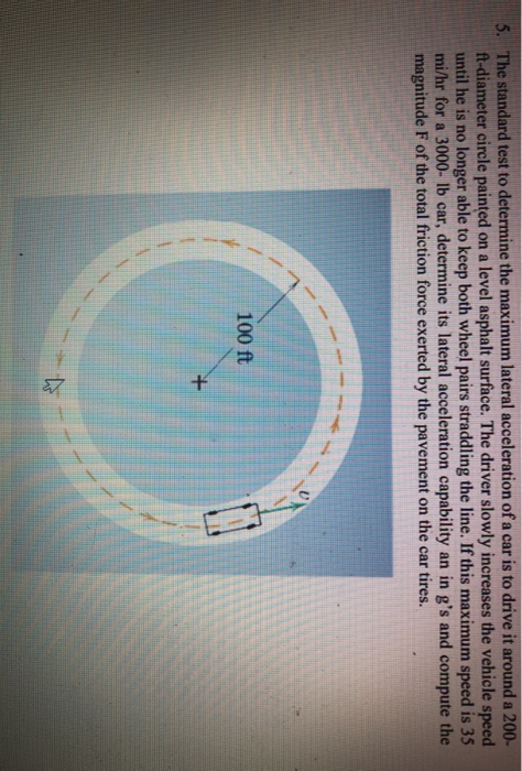 Solved The standard test to determine the maximum lateral | Chegg.com
