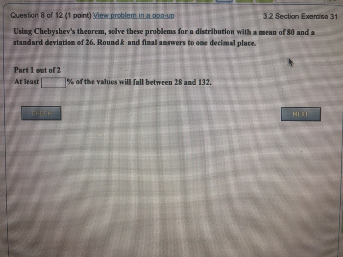 Solved Question 8 of 12 (1 point) View problem in a pop-up | Chegg.com