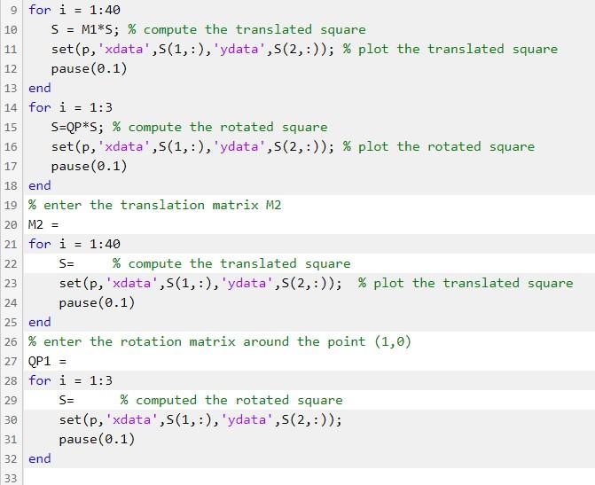 Solved Consider the square in EXAMPLE 9 in the livescript. | Chegg.com