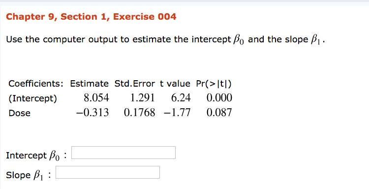 Solved Chapter 9, Section 1, Exercise 004 Use the computer | Chegg.com