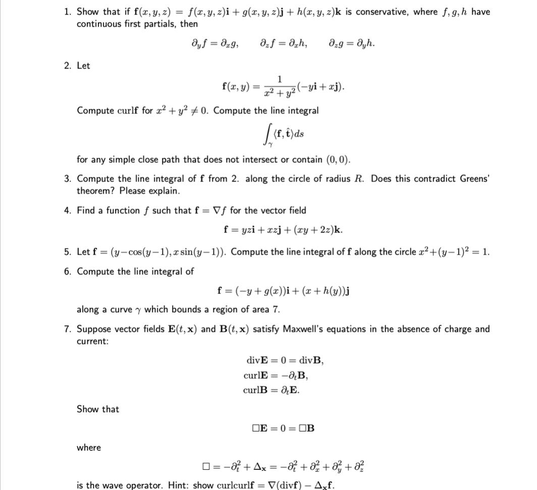 1. Show that if | Chegg.com