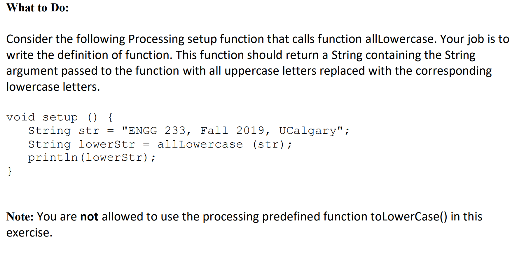 Solved What to Do: Consider the following Processing setup | Chegg.com