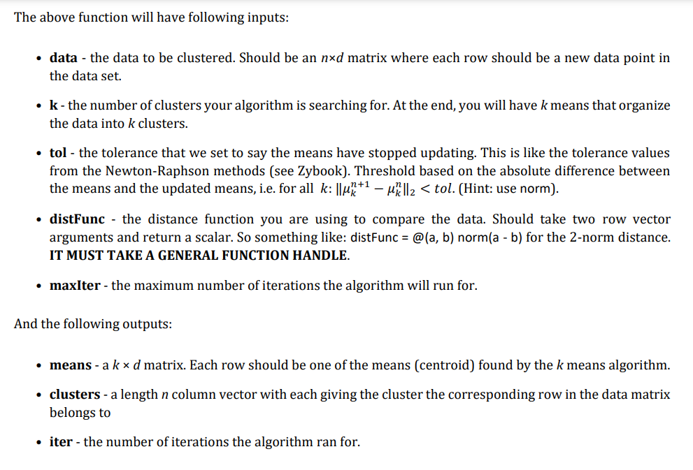Solved The k-Means Clustering algorithm is an unsupervised | Chegg.com