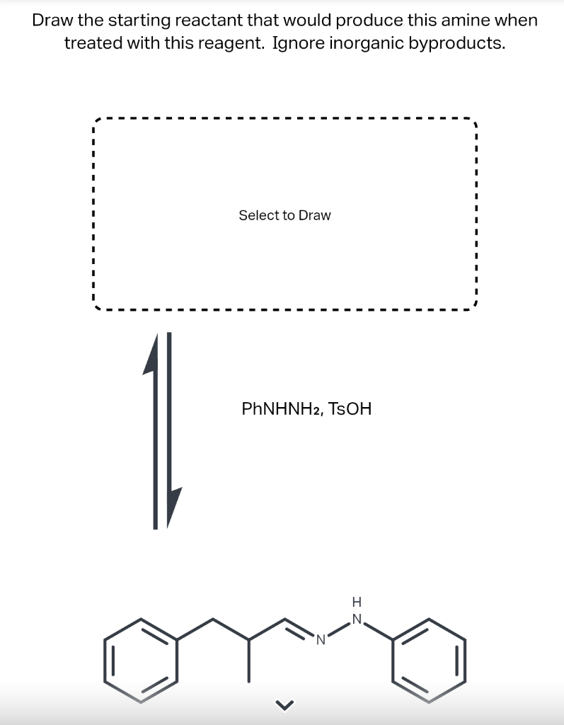 Solved Draw the starting reactant that would produce this | Chegg.com