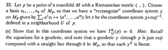 Please help me with this differential geometry | Chegg.com