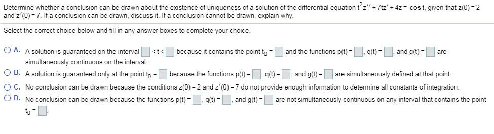 Solved Determine whether a conclusion can be drawn about the | Chegg.com