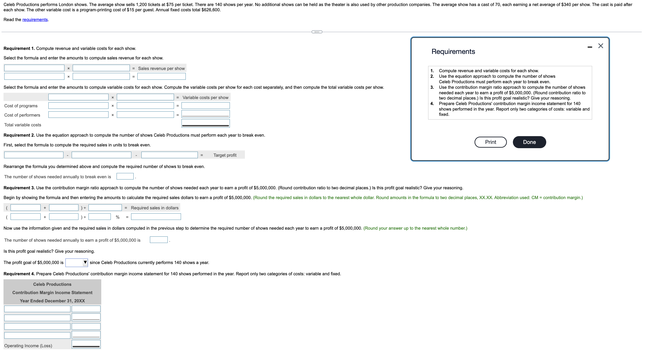 Solved Answer using the info provided: | Chegg.com