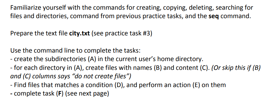 Solved Familiarize yourself with the commands for creating, | Chegg.com