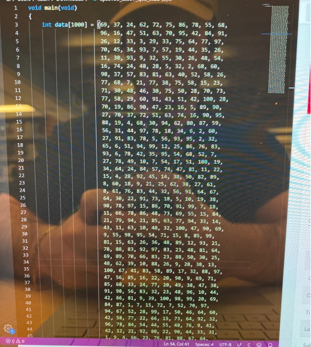 Solved 3. You can always COUNT on arrays: Given the provided | Chegg.com
