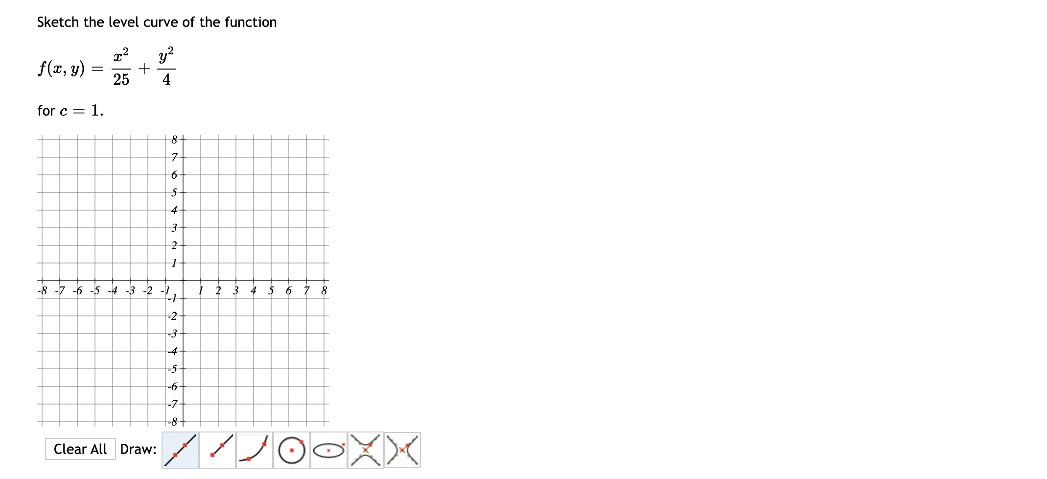 Solved Sketch the level curve of the function | Chegg.com
