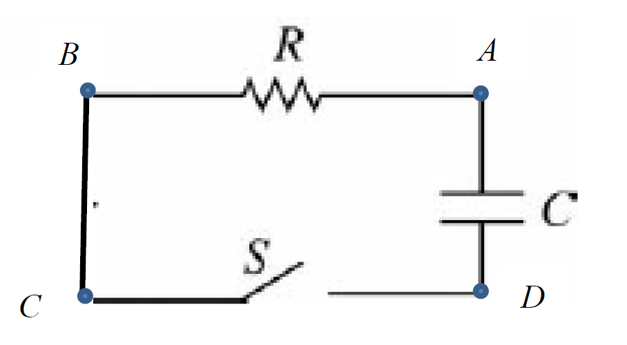 Solved In the circuit below with the open switch, the | Chegg.com