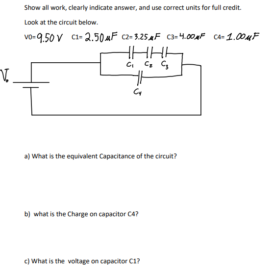 Solved Show all work, clearly indicate answer, and use | Chegg.com