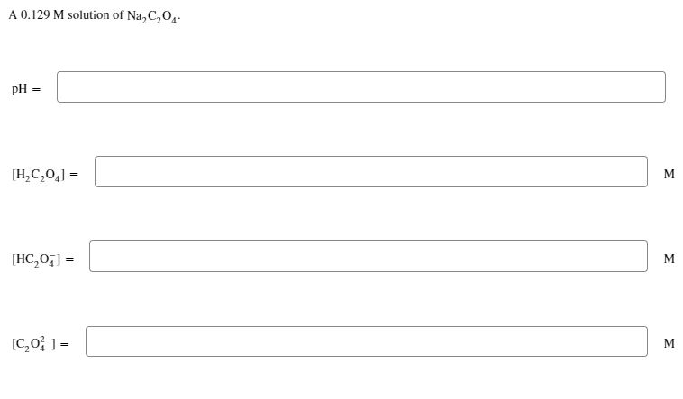 Solved Oxalic acid, H2C2O4, has acid dissociation | Chegg.com
