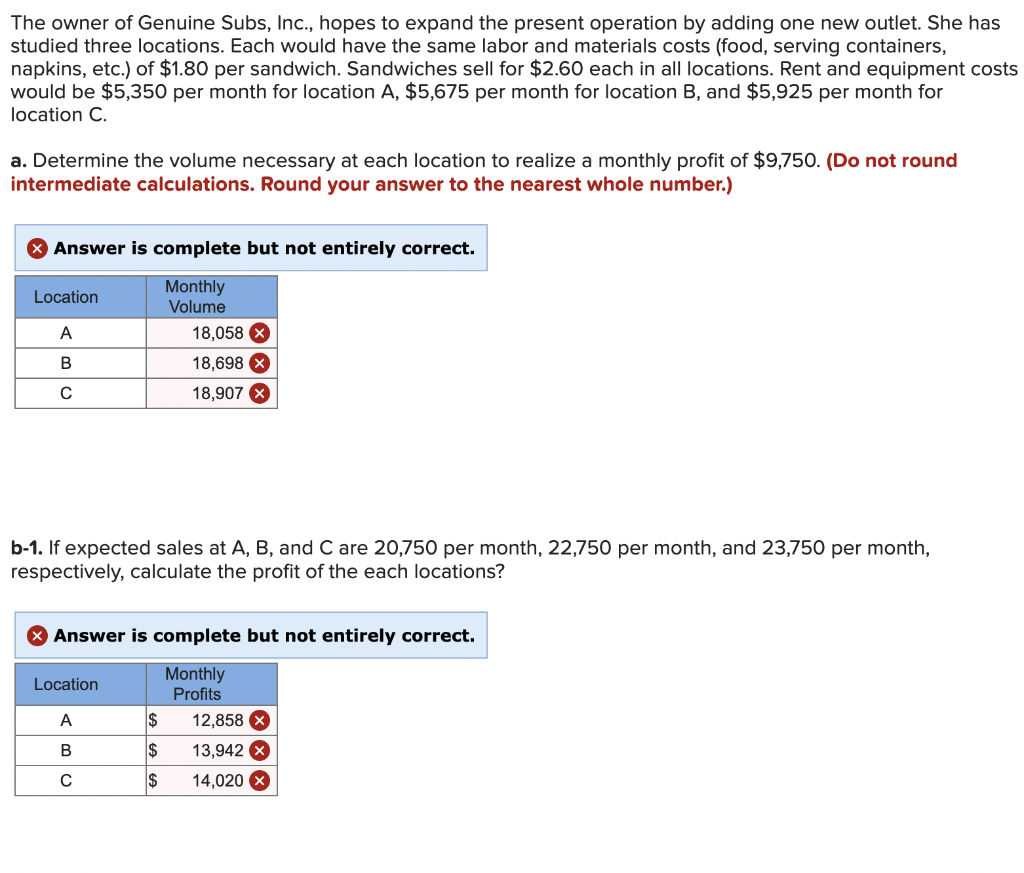 Solved The owner of Genuine Subs, Inc., hopes to expand the | Chegg.com
