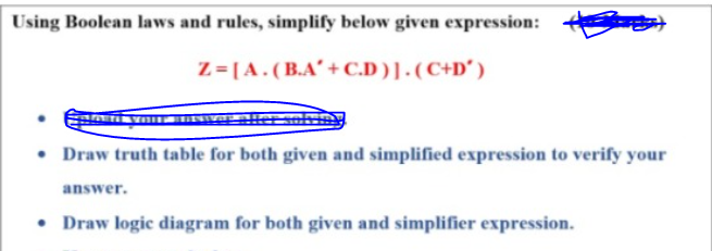 Solved Using Boolean laws and rules, simplify below given | Chegg.com
