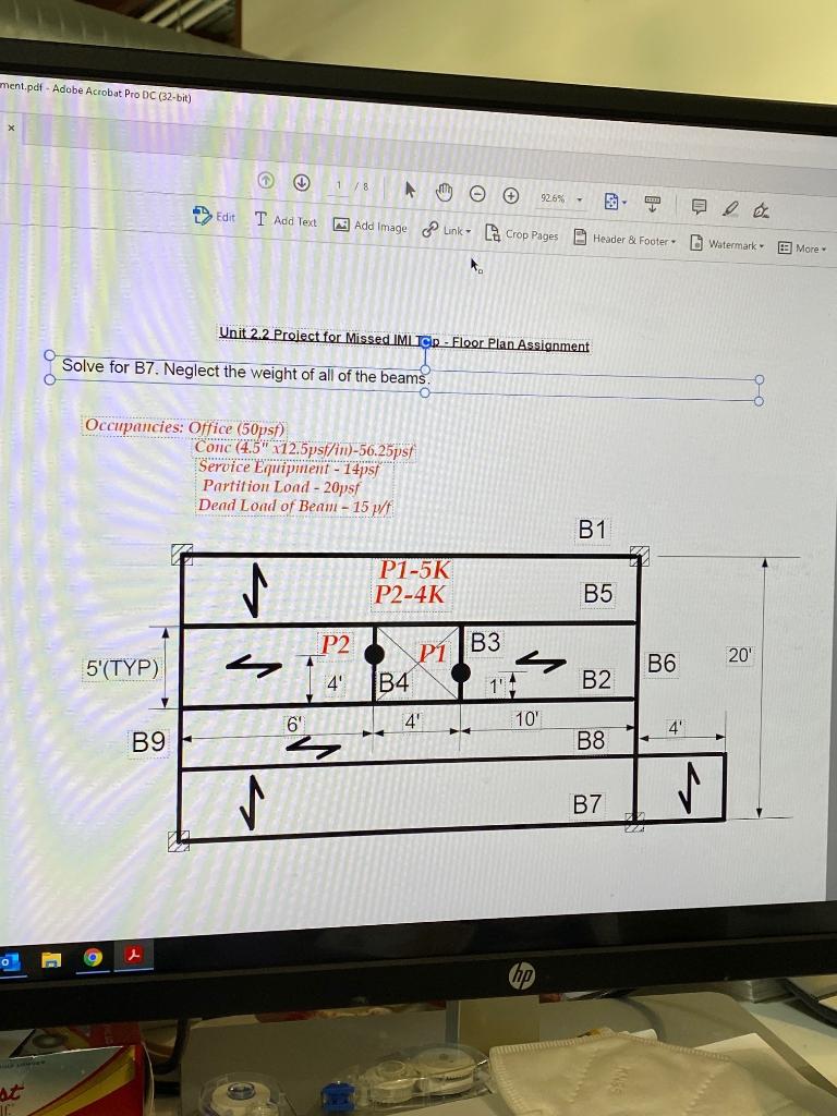 Solved ment.pdf - Adobe Acrobat Pro DC (32-bit) 1 / 8 Θ Θ | Chegg.com