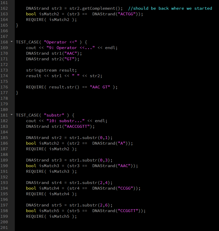 Assignment Instructions Submit files: DNAStrand.cpp / | Chegg.com