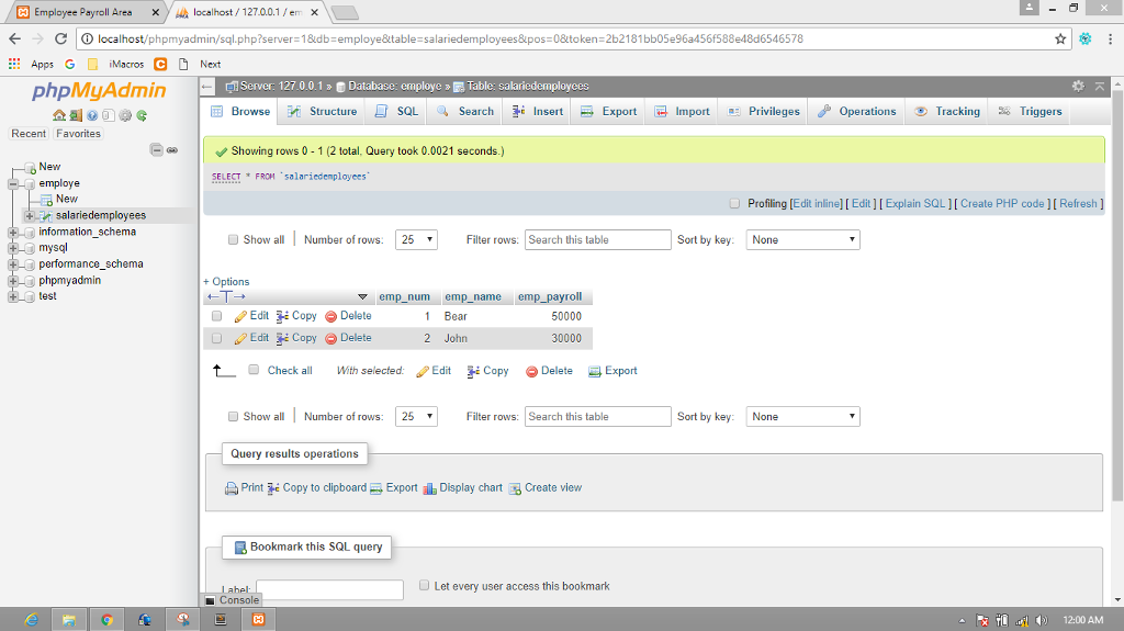 (Solved) - (Employee Database) In Section 10.5, we introduced an... - (1 Answer) | Transtutors