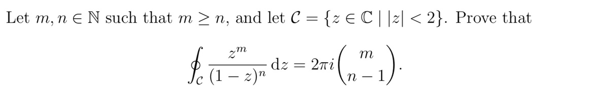 Solved Let m,n∈N such that m≥n, and let C={z∈C∣∣z∣ Solved Let m,n∈N such that m≥n, and let C={z∈C∣∣z∣