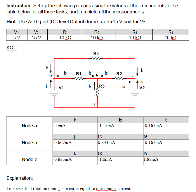 Solved Instruction: Set up the following circuits using the | Chegg.com